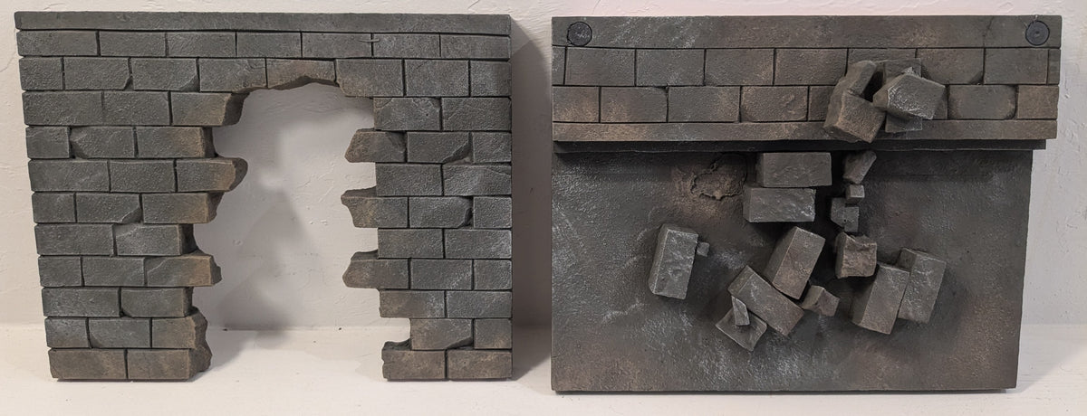 Ikea Detolf Destroyed Stone Wall Action Figure Display Diorama – Would ...