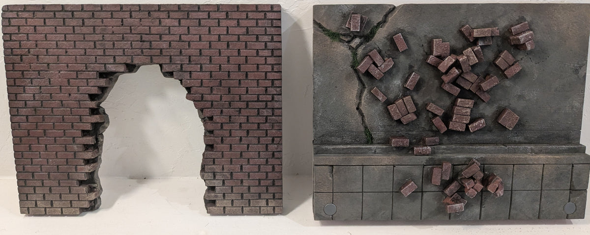 Ikea Detolf Destroyed Brick wall Action Figure Display Diorama – Would ...