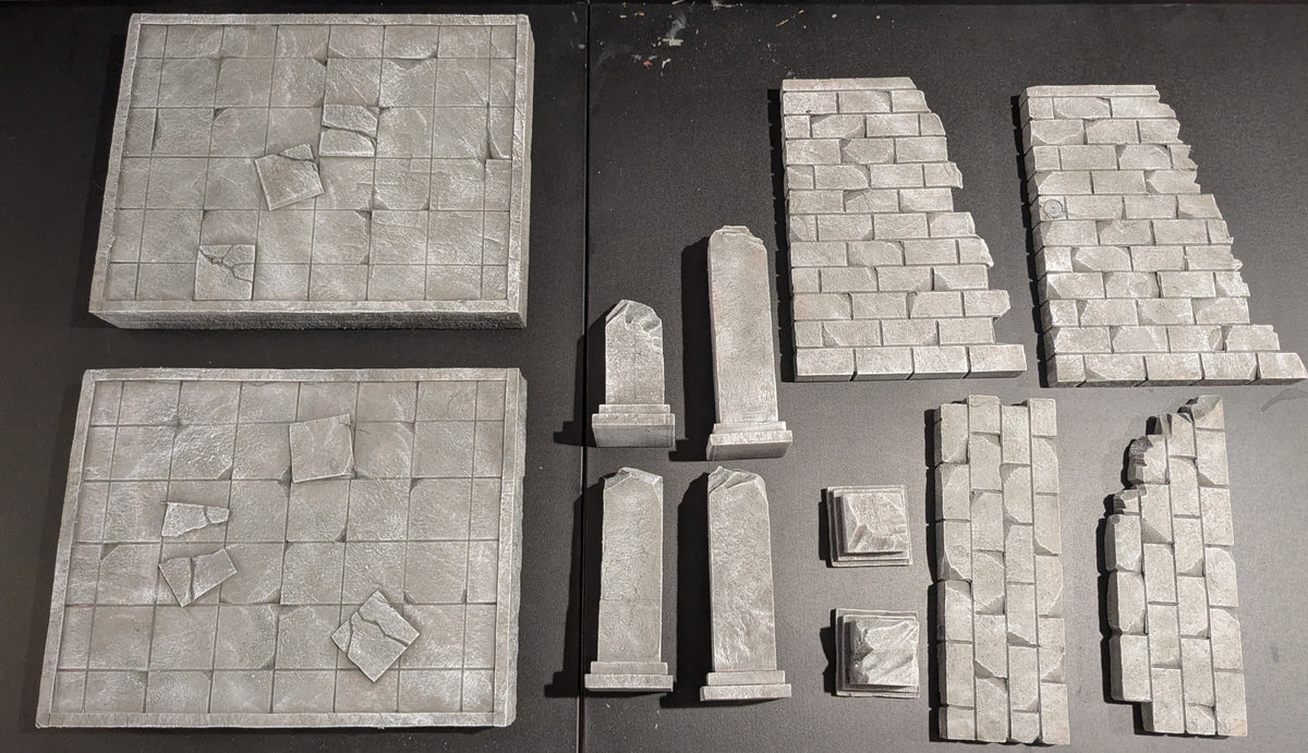 12 Piece Mythic Legions Inspired Action Figure Display Diorama set ...