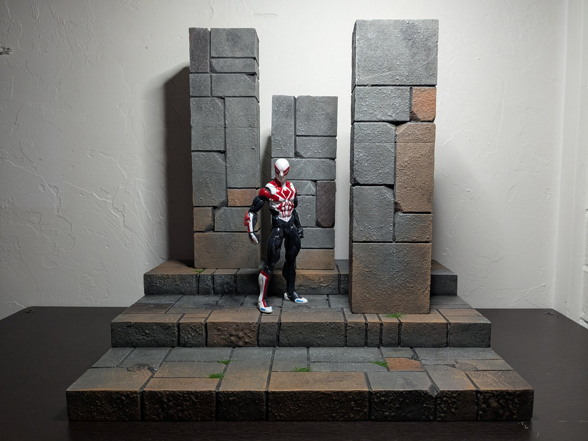 Ikea Detolf Modular Pillars and Riser Action Figure Display Diorama ...