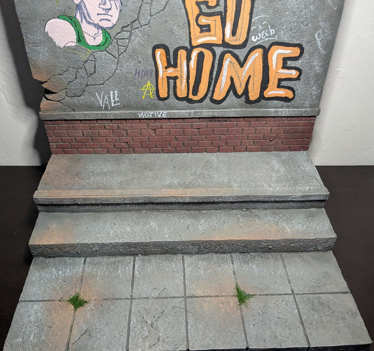 Be a Family Man Graffiti Wall Action Figure Display Diorama – Would you ...