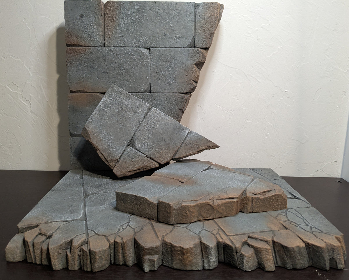 Modular Collapsible Castle Wall Action Figure Display Diorama – Would ...