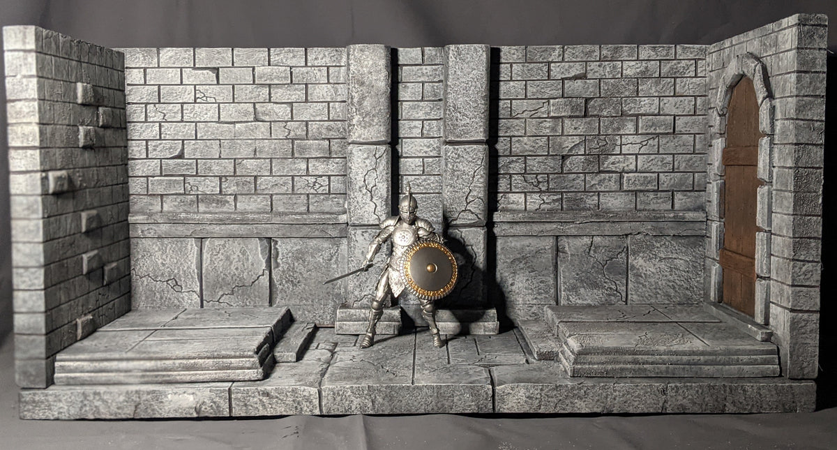 Extra large Mythic Legions Castle Action Figure Display Diorama – Would ...